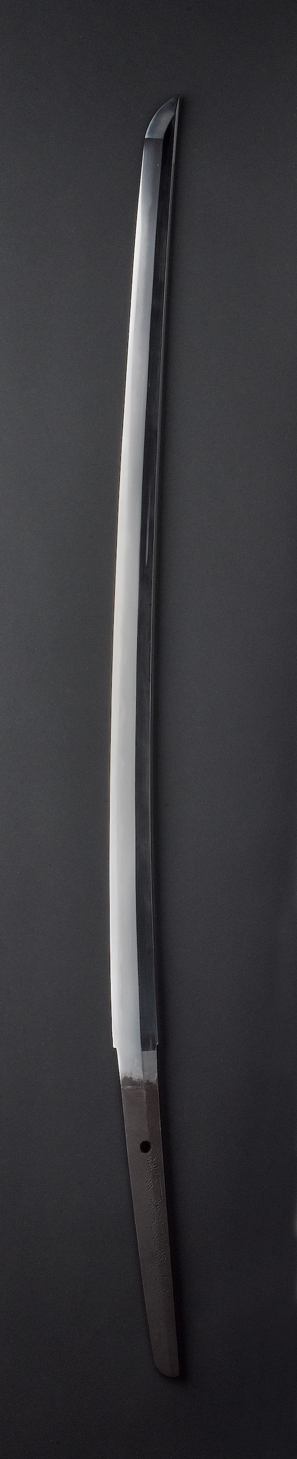 Bonhams : A Katana in buke-zukuri style koshirae with partly ribbed ...