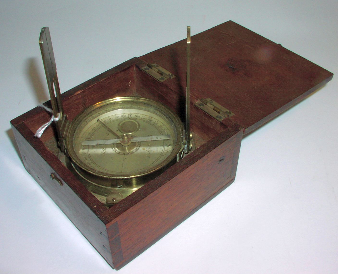 Bonhams : A Miller & Adie brass surveying compass, Scottish, early 19th ...