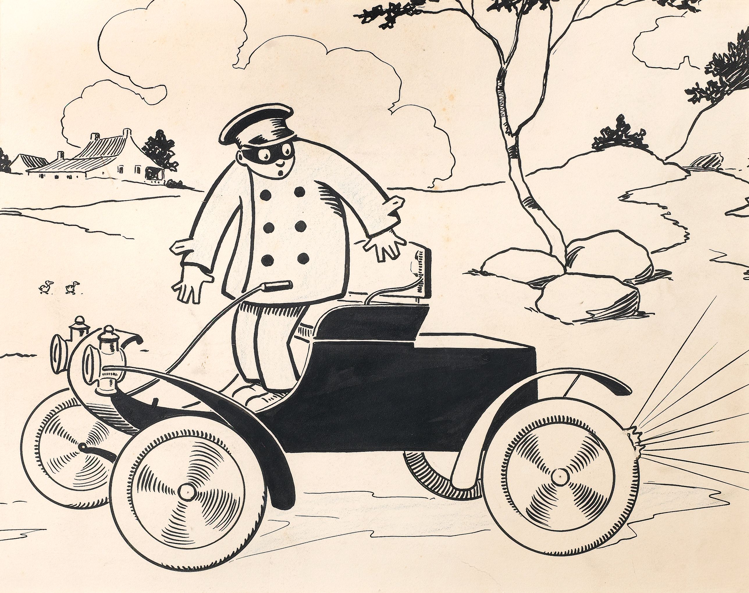 Bonhams Cars : Louis M Glackens, American, (1866-1933), 'The Tale of a ...