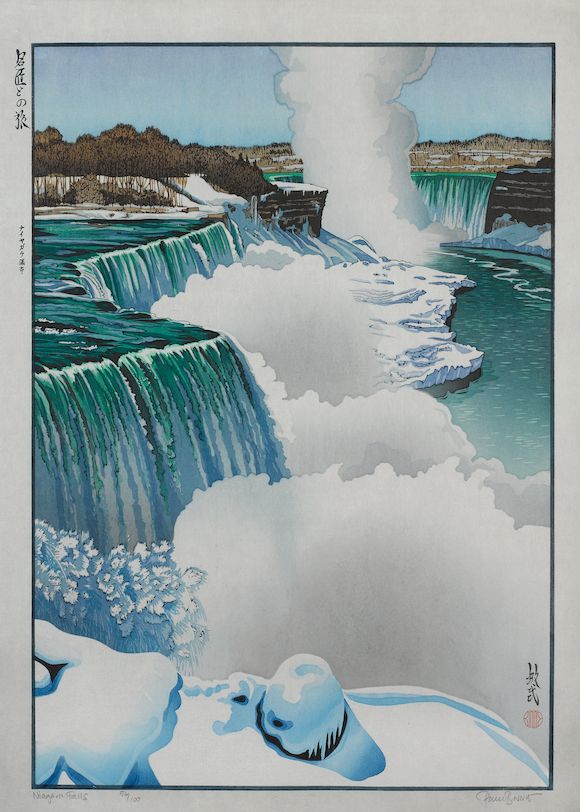 Bonhams : Paul Binnie (b. 1967) Niagara Kyuden (Niagara Falls)