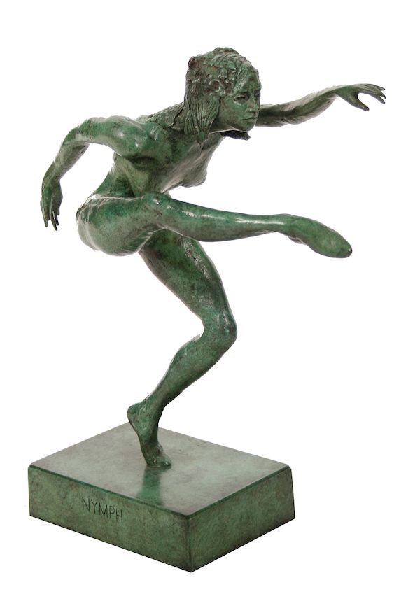 Bonhams : Tom Merrifield (British, born 1933) Nymph 31cm (12 1/4in ...