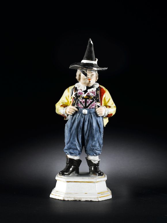 Bonhams : A Meissen figure of Hofnarr Fröhlich circa 1737