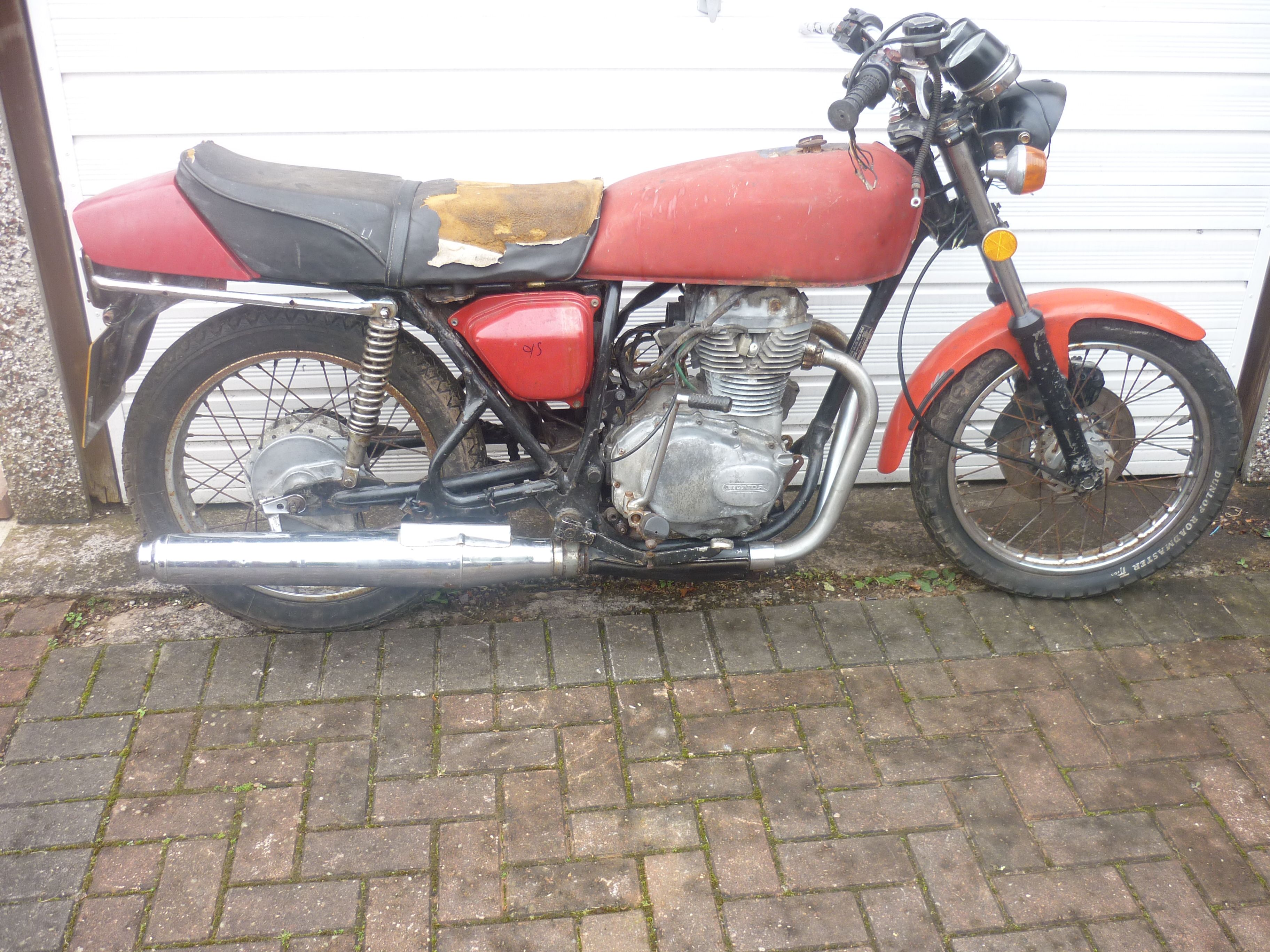 1977 Honda 249cc CJ250T Registration no. WNP 487R Frame no. CJ250T ...