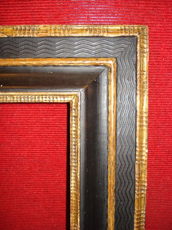 Bonhams : A Dutch 17th Century style ebonised and parcel gilt ripple ...