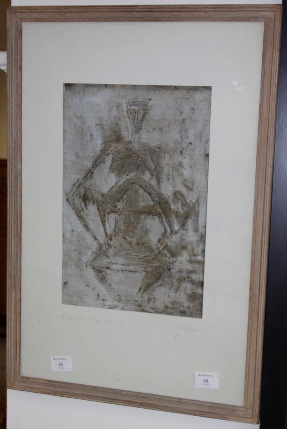 Bonhams : Richard Bentley Claughton (British, 1917) Study for Woman ...