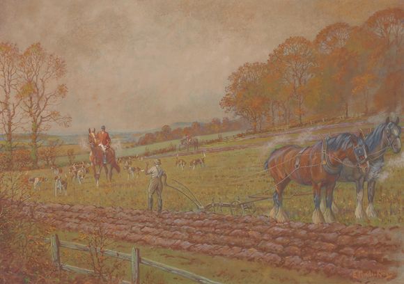 Bonhams : Eric Meade King (20th century) Off the trail