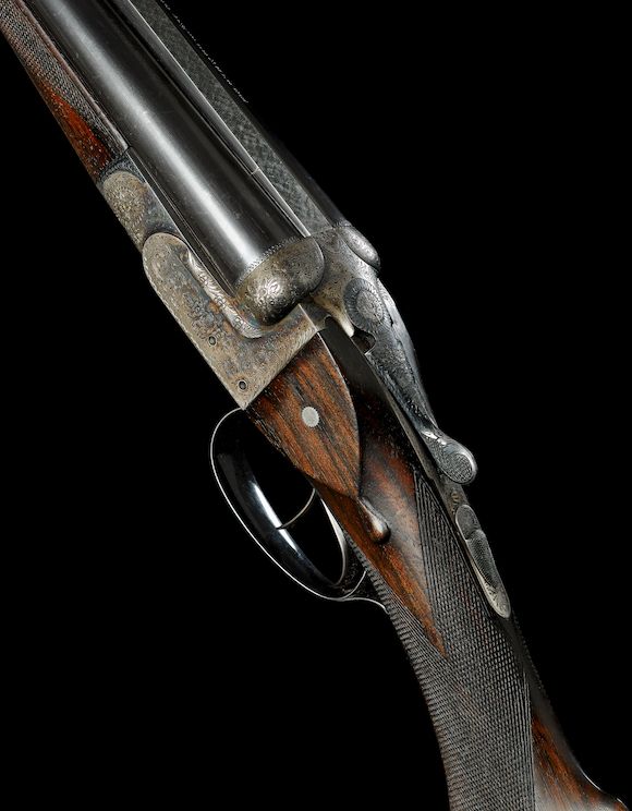Bonhams : A 9.3x74(R)mm boxlock ejector rifle by H. Mahillon, no. 6934