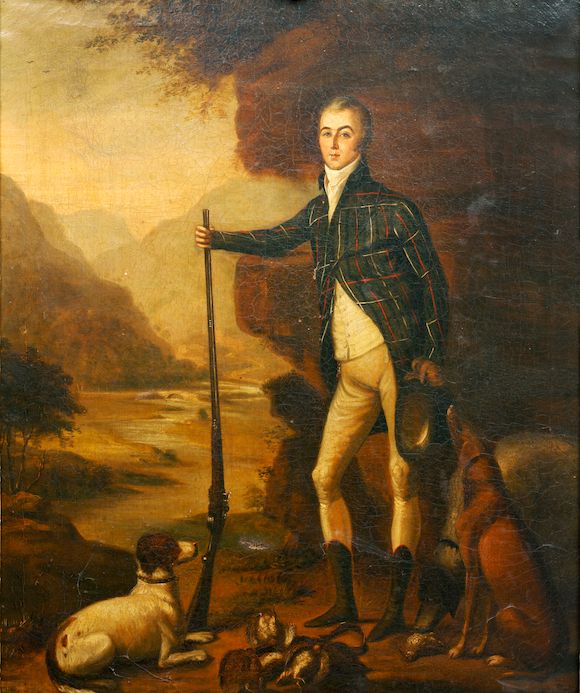 Bonhams : W. Higgins (Late 18th Century) George Milligan Johnstone of ...