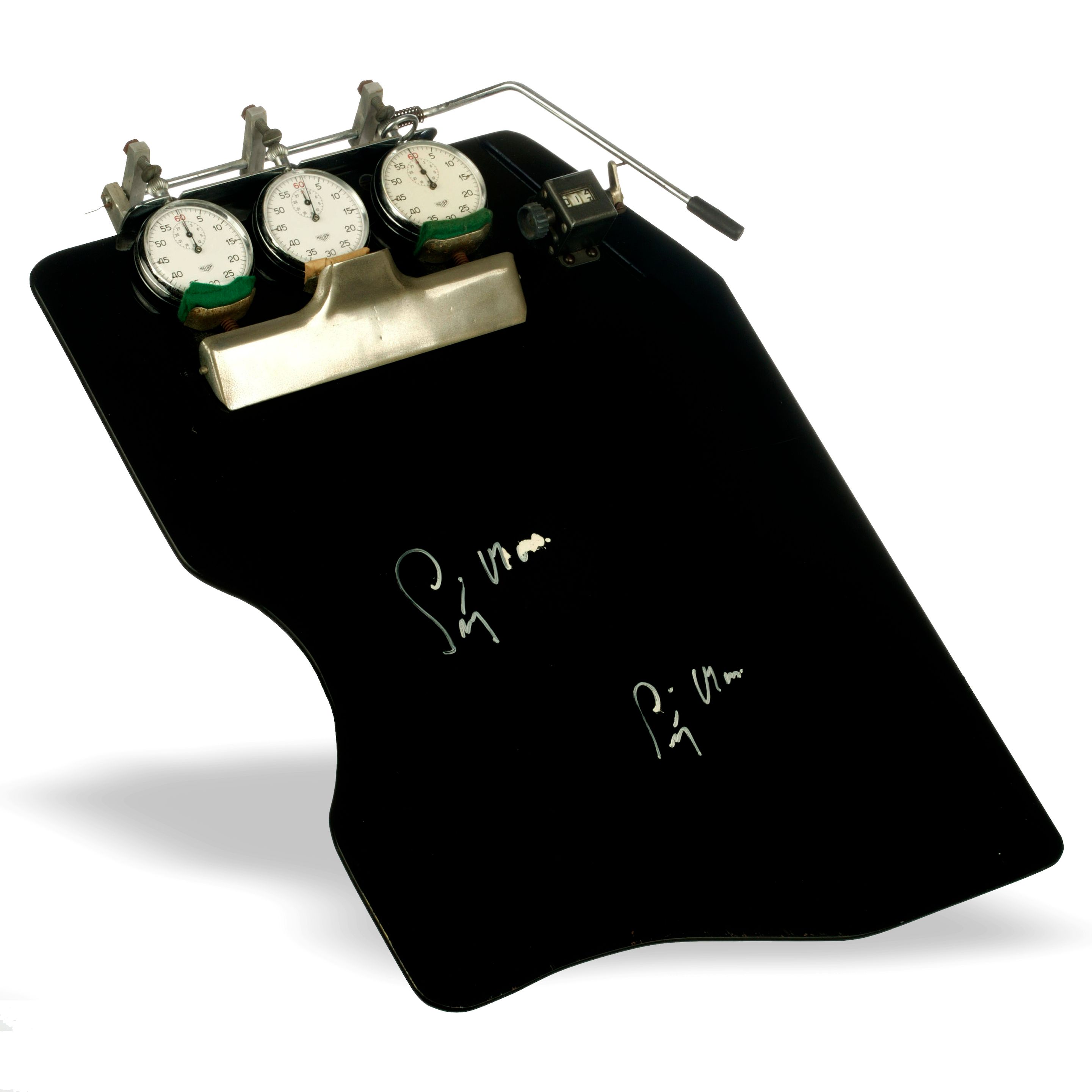 Bonhams Cars : A Les Leston, ex-Rob Walker Racing Team lap timing board,