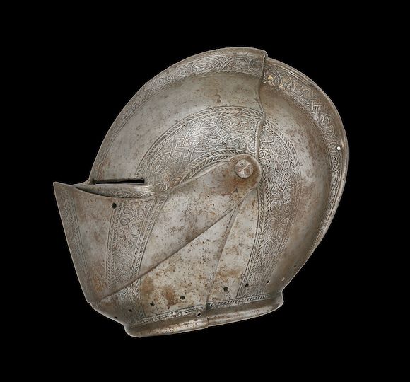 Bonhams : A Rare Italian Close-Helmet For The Tilt