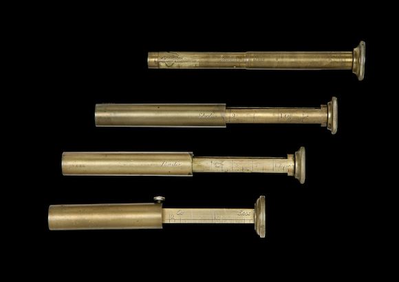 Bonhams : Four Tubular Powder- And Shot-Measures