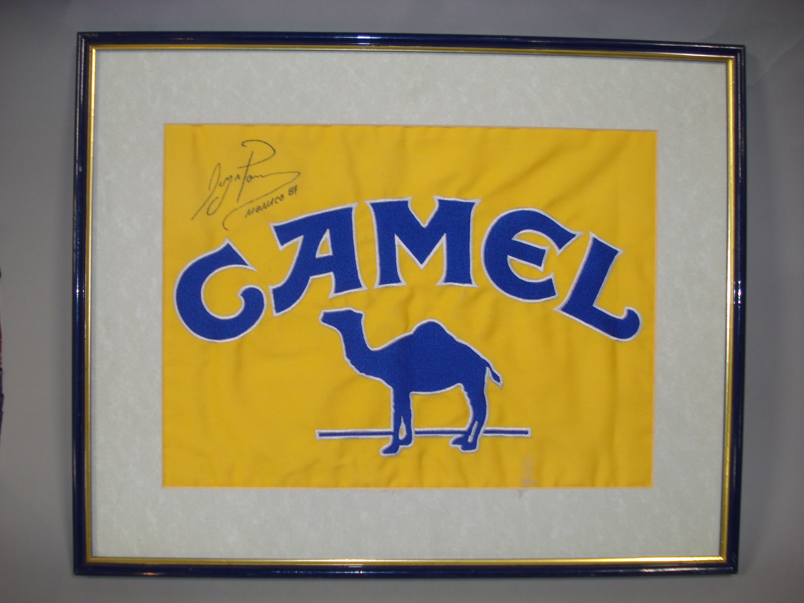 Bonhams Cars : A Camel embroidered Formula 1 sponsors logo, 1987,