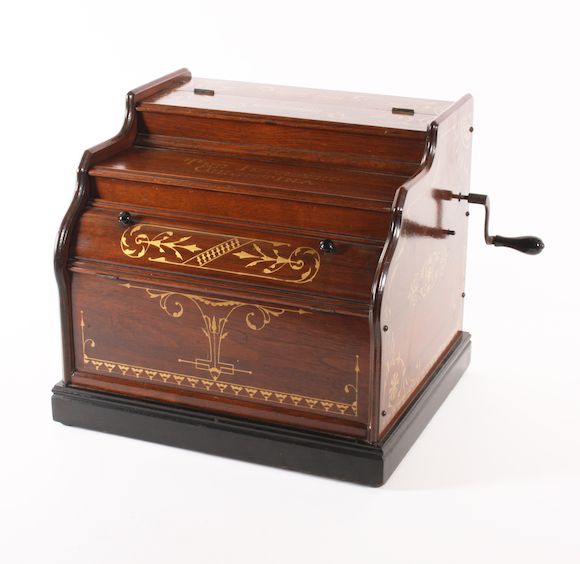 Bonhams : A fine Improved Celestina twenty-note hand-crank organette ...