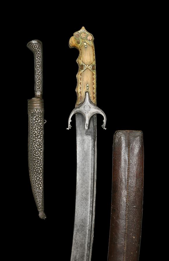 Bonhams : A Balkan Dagger, An Afghan Choora, A Nepalese Kukri, And Two ...