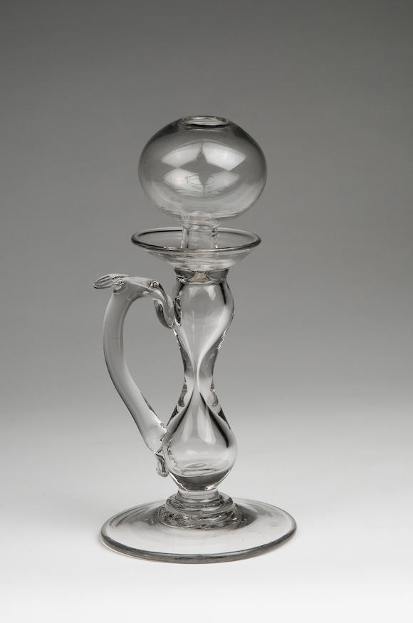 Bonhams A Glass Lacemakers Lamp Late 18th Century