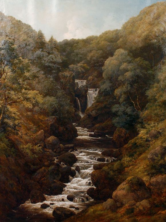 Bonhams : Edmund 'Waterfall' Gill (British, 1820-1894) Dolgelly, North ...