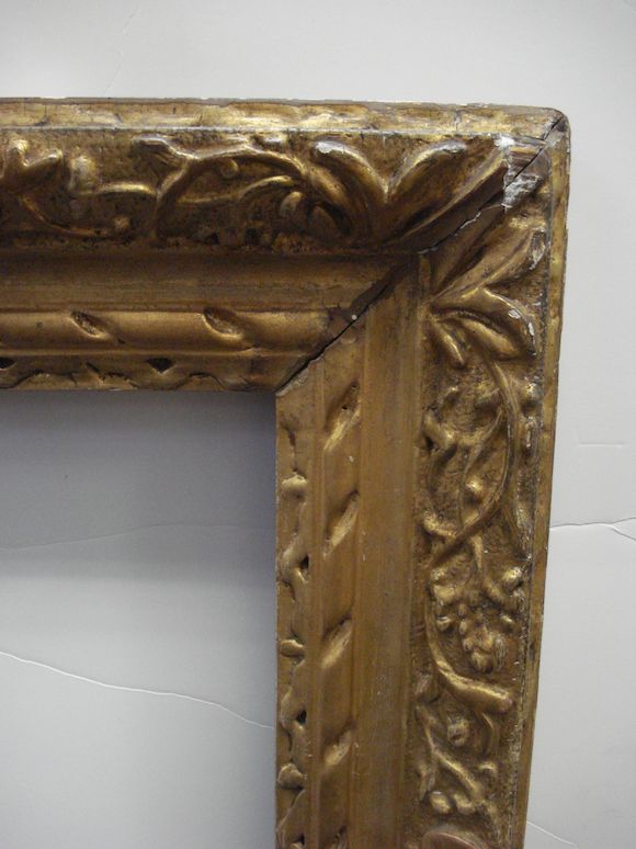 Bonhams : An English 18th Century carved and gilded Lely frame