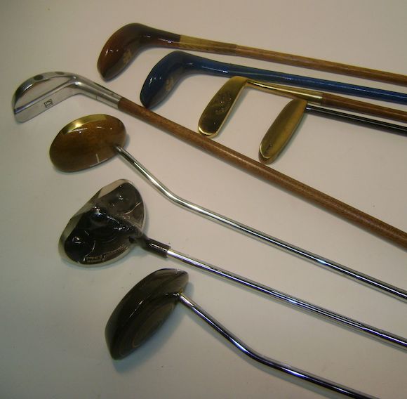 Bonhams : A collection of classic putters made by Golf Classics St. Andrews