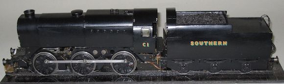 Bonhams : Scratch built class Q1 Southern 0-6-0 C1 locomotive and 6 ...