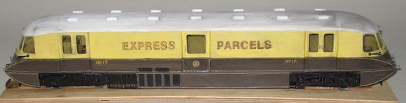 Bonhams : Scratch built GWR Express Parcels railcar No.17