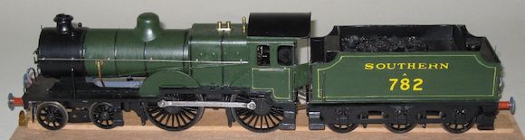 Bonhams : Scratch built class L1 Southern 4-4-0 locomotive 782 and 6 ...