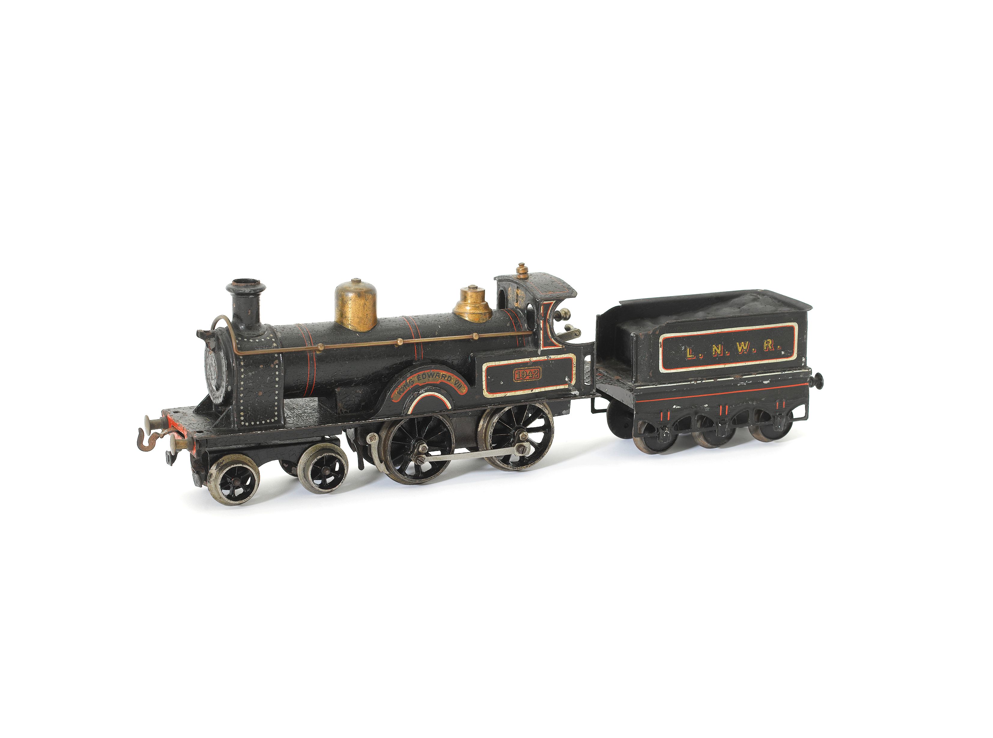 double bogie coaches in brown and cream - auctions & price archive