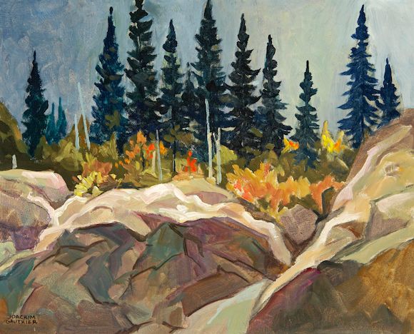 Bonhams : Joachim George Gauthier (Canadian, 1897-1988) Lake Superior Hills