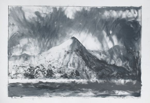 Bonhams : Norman Ackroyd RA (British,born 1938) Croagh Patrick, Morning ...