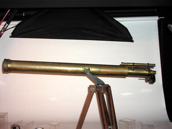 Bonhams A Clarkson 4 12 Inch Brass Refracting Astronomical Telescope