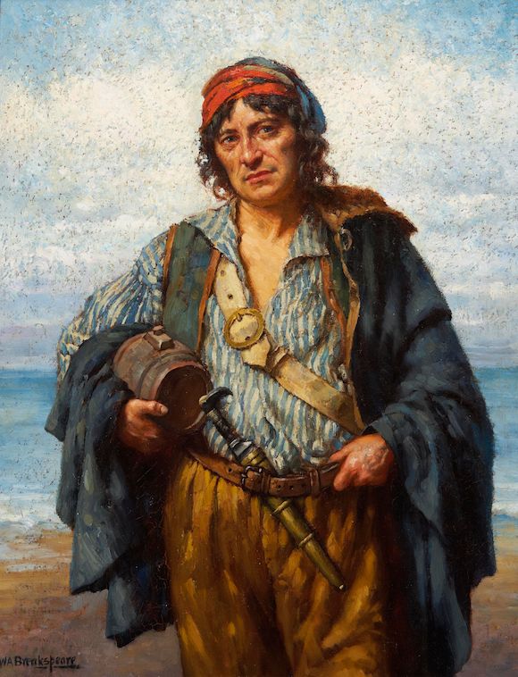 Bonhams : William A. Breakspeare (British, 1855-1914) The Fisherman ...
