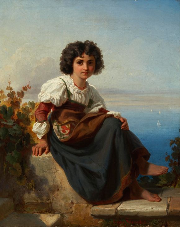 Bonhams : Julius Friedrich Anton Schrader (German, 1815-1900) Margaritha