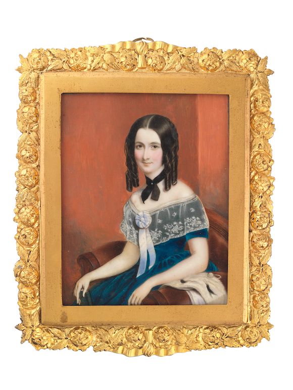 Bonhams : Charles Foot Tayler (British, active 1818-1853) A Young Lady ...