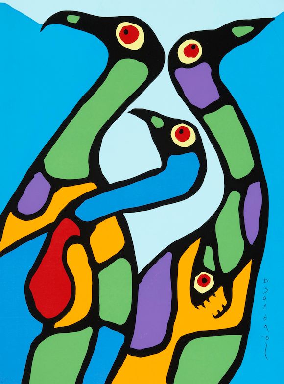 Bonhams : Norval Morrisseau, RCA (Canadian, 1932-2007) The Art of ...