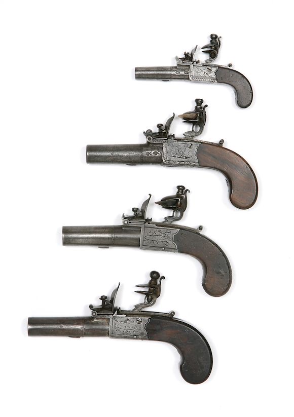 Bonhams : A Fine And Unusually Small Flintlock Box-Lock Pocket Pistol