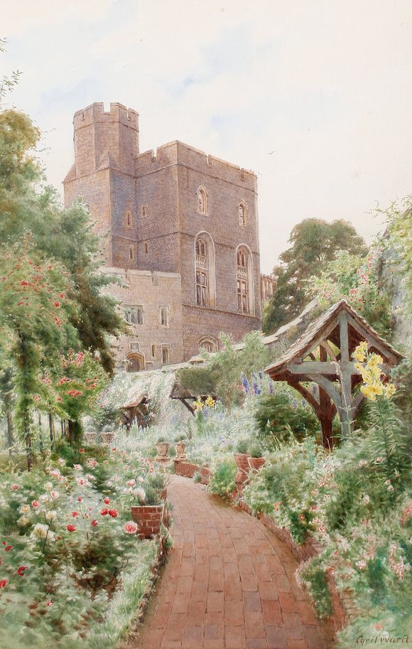 Bonhams : Cyril Ward (British, 1863-1935) Henry III Tower, from Norman ...