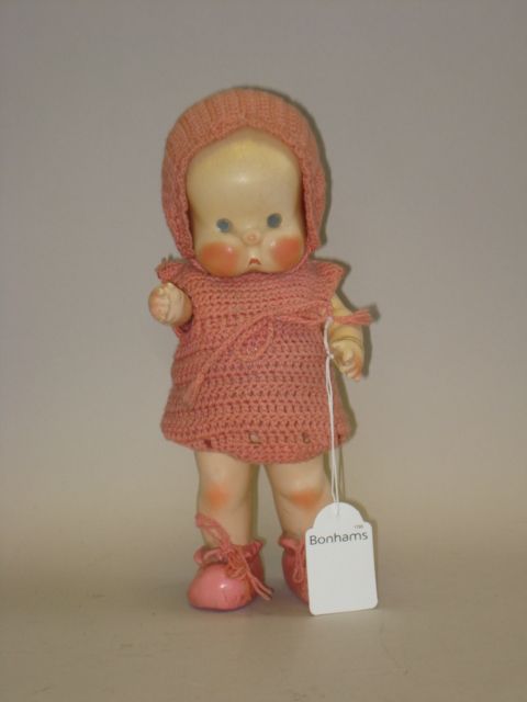 Bonhams : HEbee-SHEbee composition doll, American 1926
