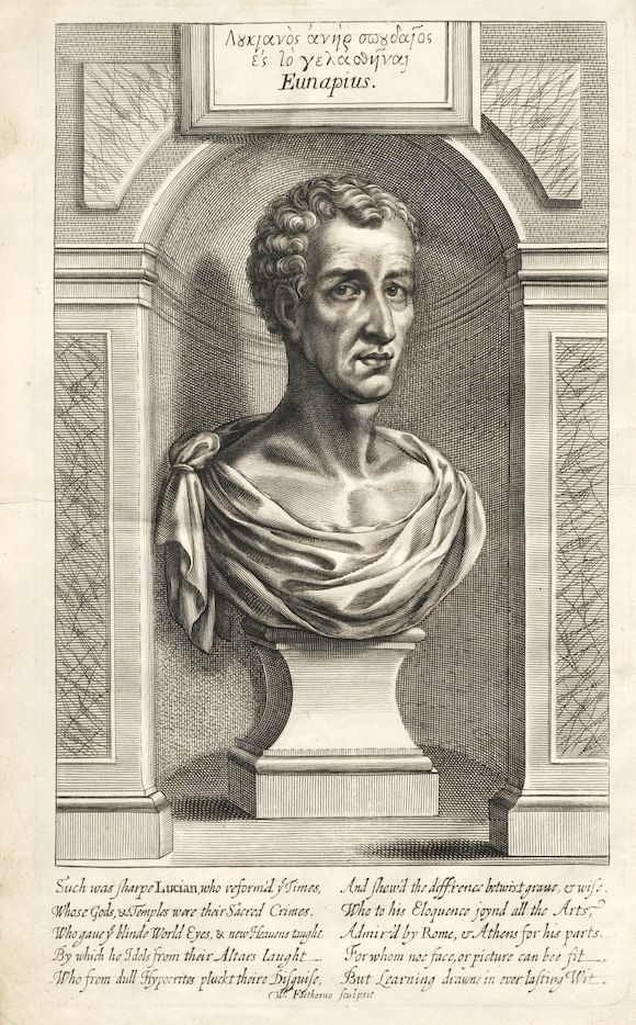 Bonhams : LUCIAN of Samosata Part of Lucian Made English from the ...