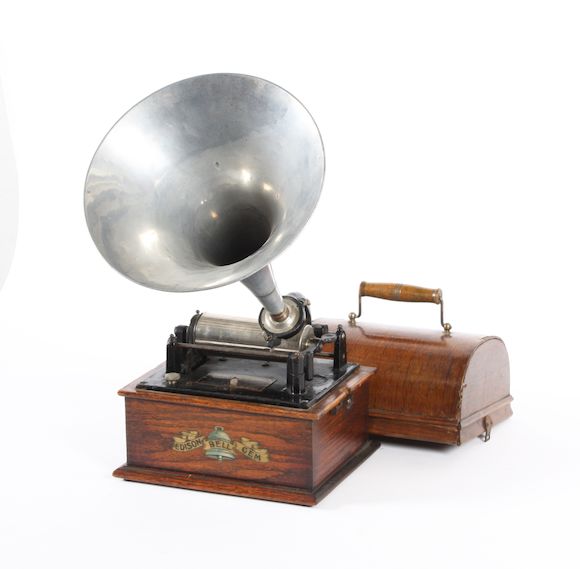 Bonhams : An Edison Bell Gem phonograph, circa 1899,