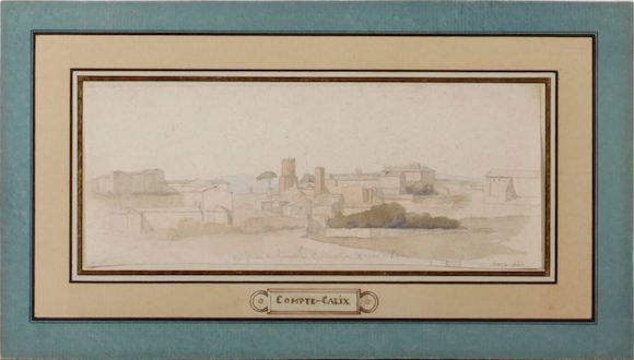 Bonhams : François Claudius Compte-Calix (French, 1813-1880) View of ...