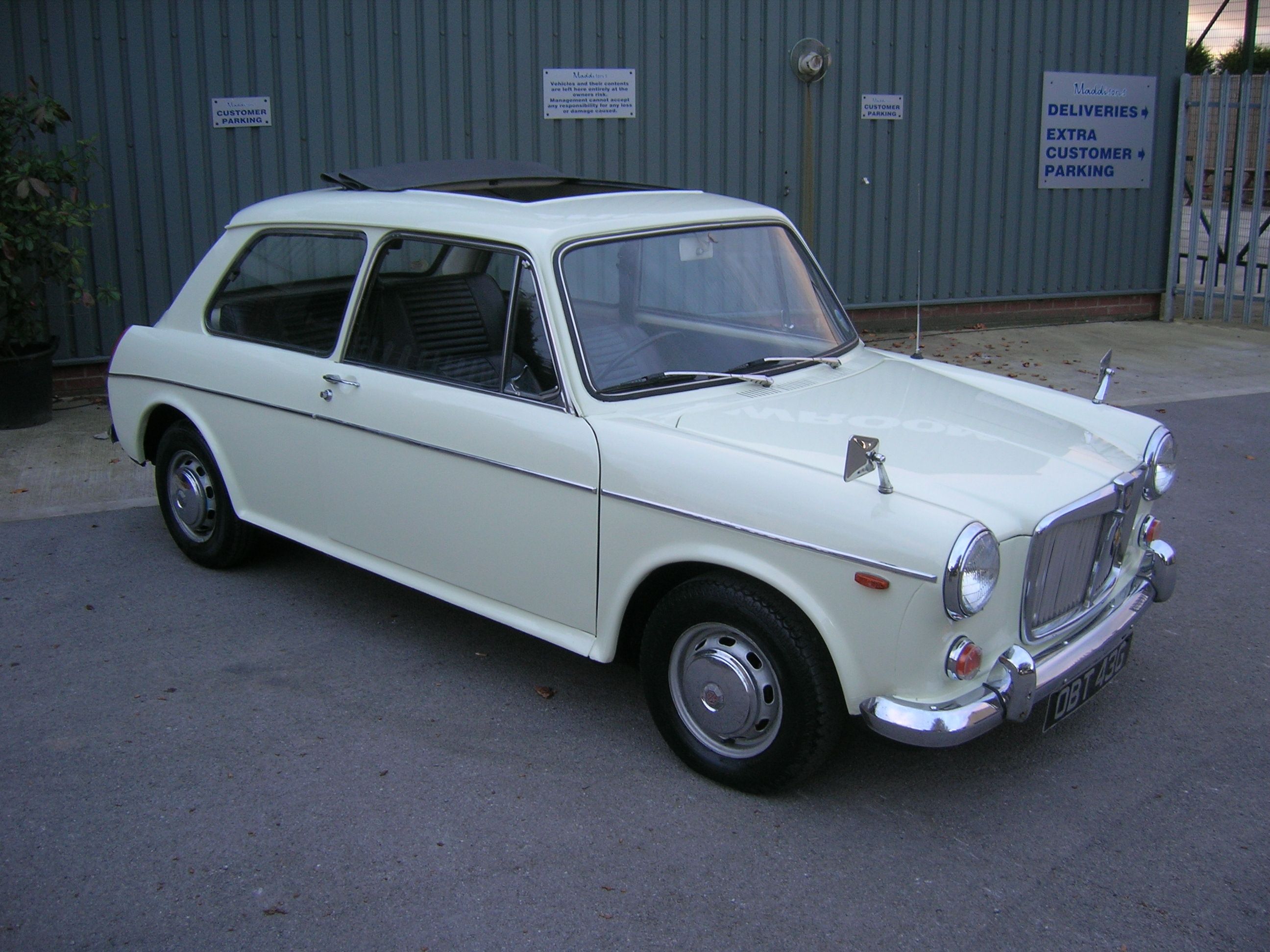 Bonhams Cars : 1968 MG 1300 Mk II Saloon Chassis no. G/AS4131413M ...