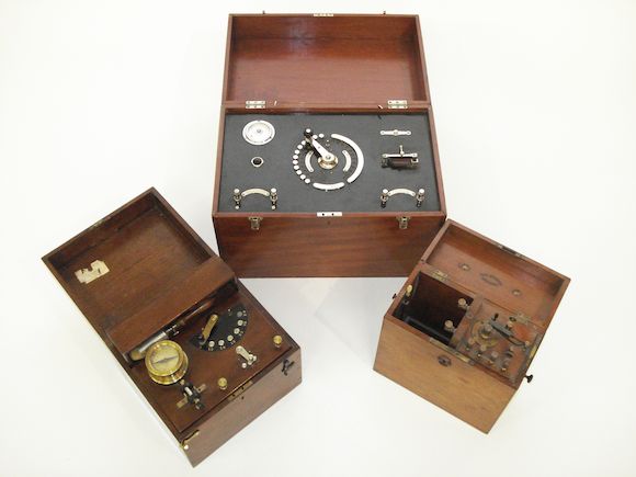 Bonhams : Three cased galvanic shock machines (3)
