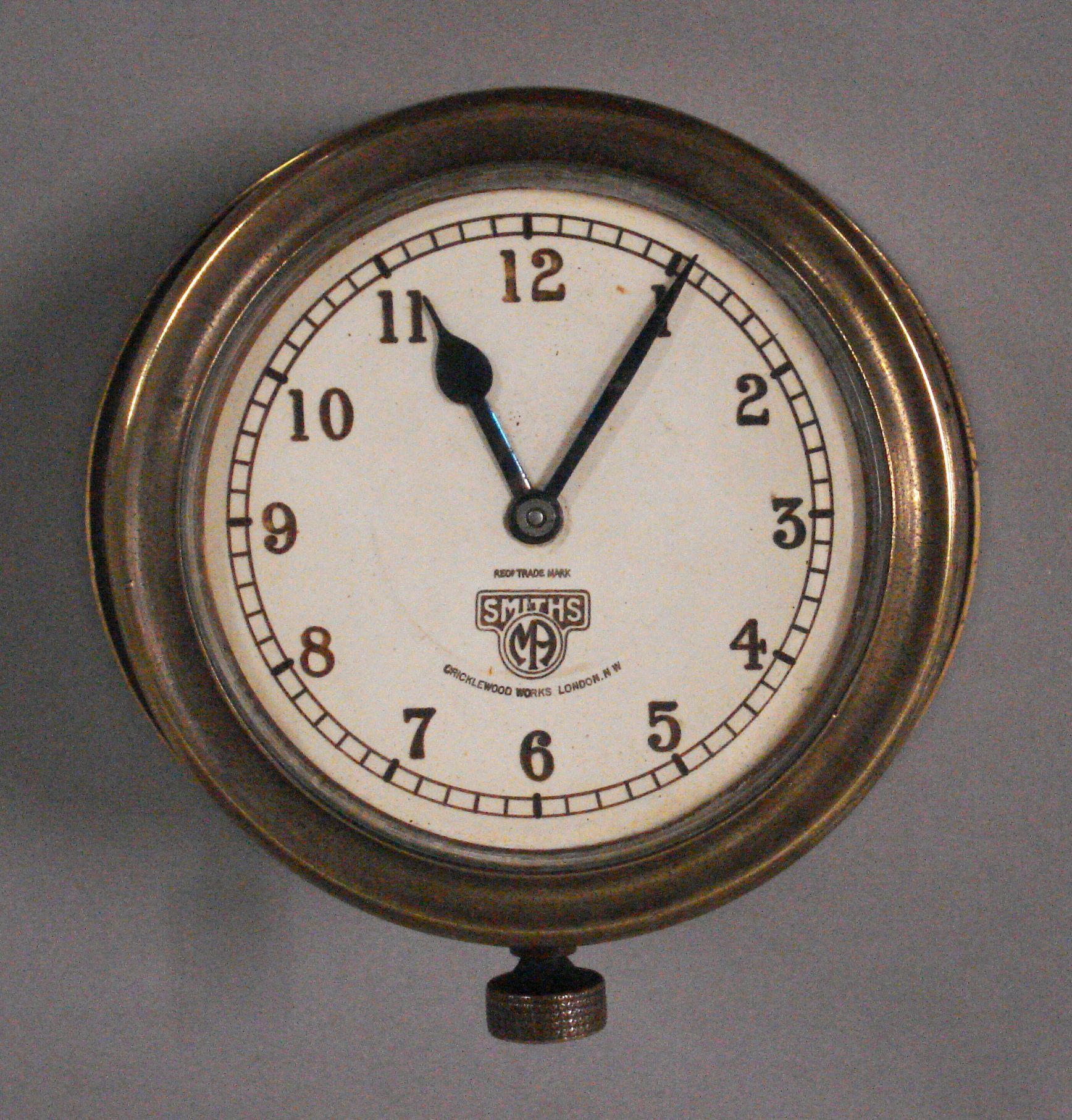 Bonhams Cars : An Edwardian car clock by Smiths,