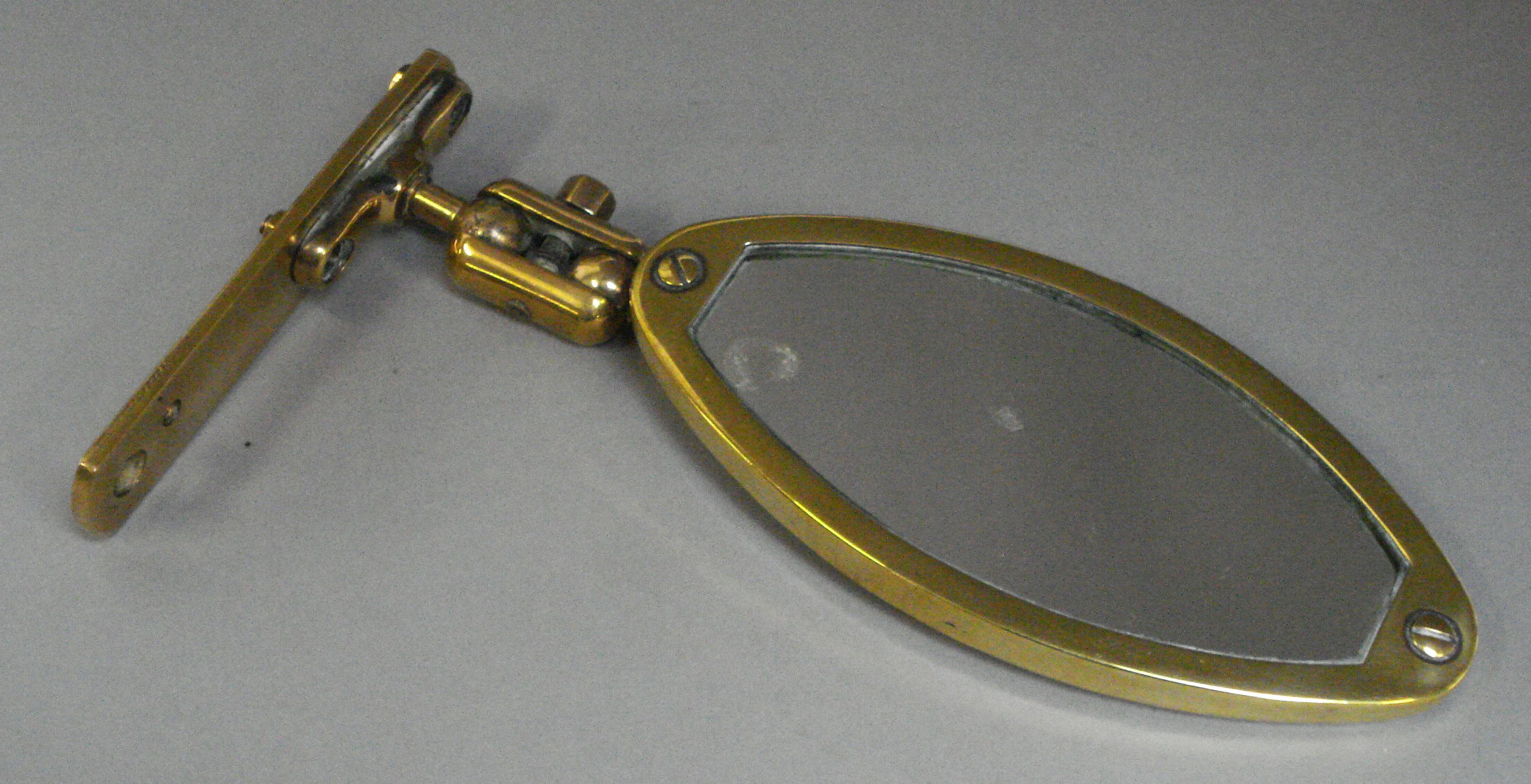 Bonhams Cars : A veteran car rear view mirror by Eversure,