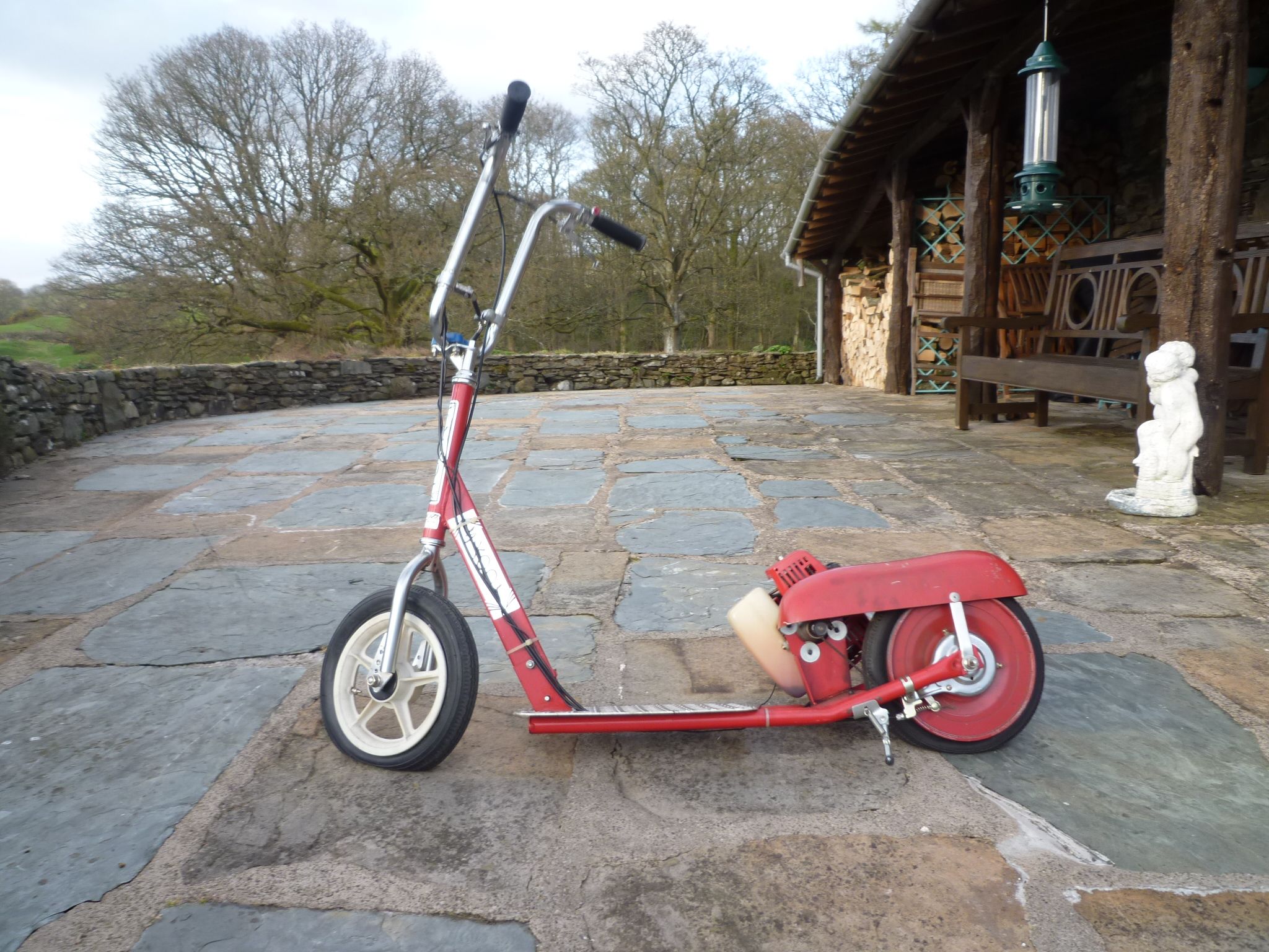 Bonhams Cars : A Skoot Go-ped lightweight scooter,