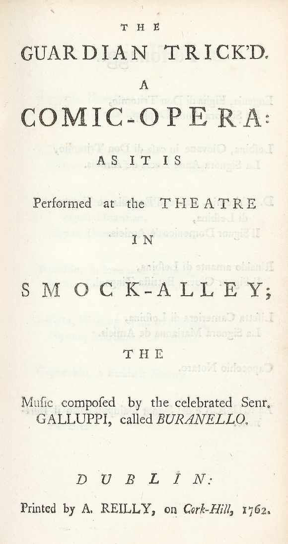 Bonhams : DUBLIN THEATRE