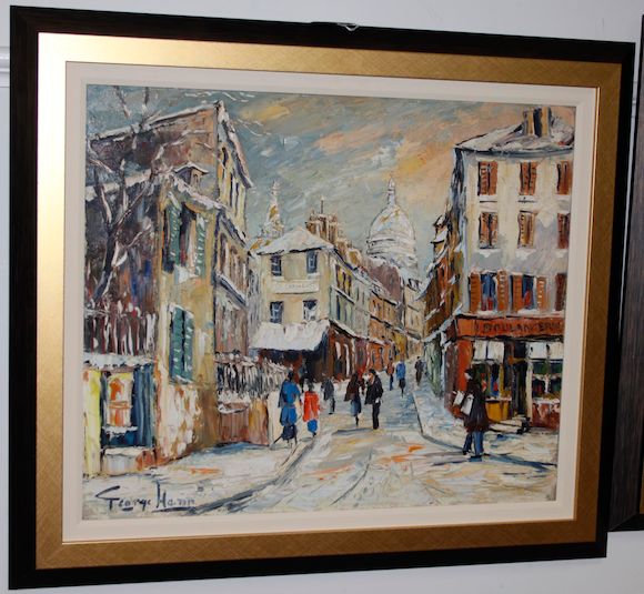 Bonhams : George Hann (British, 20th Century) Montmartre, Paris
