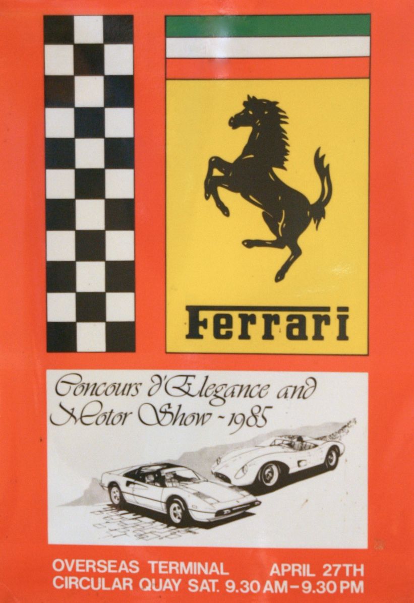 Bonhams Cars : Five advertising posters for Ferrari related events in ...