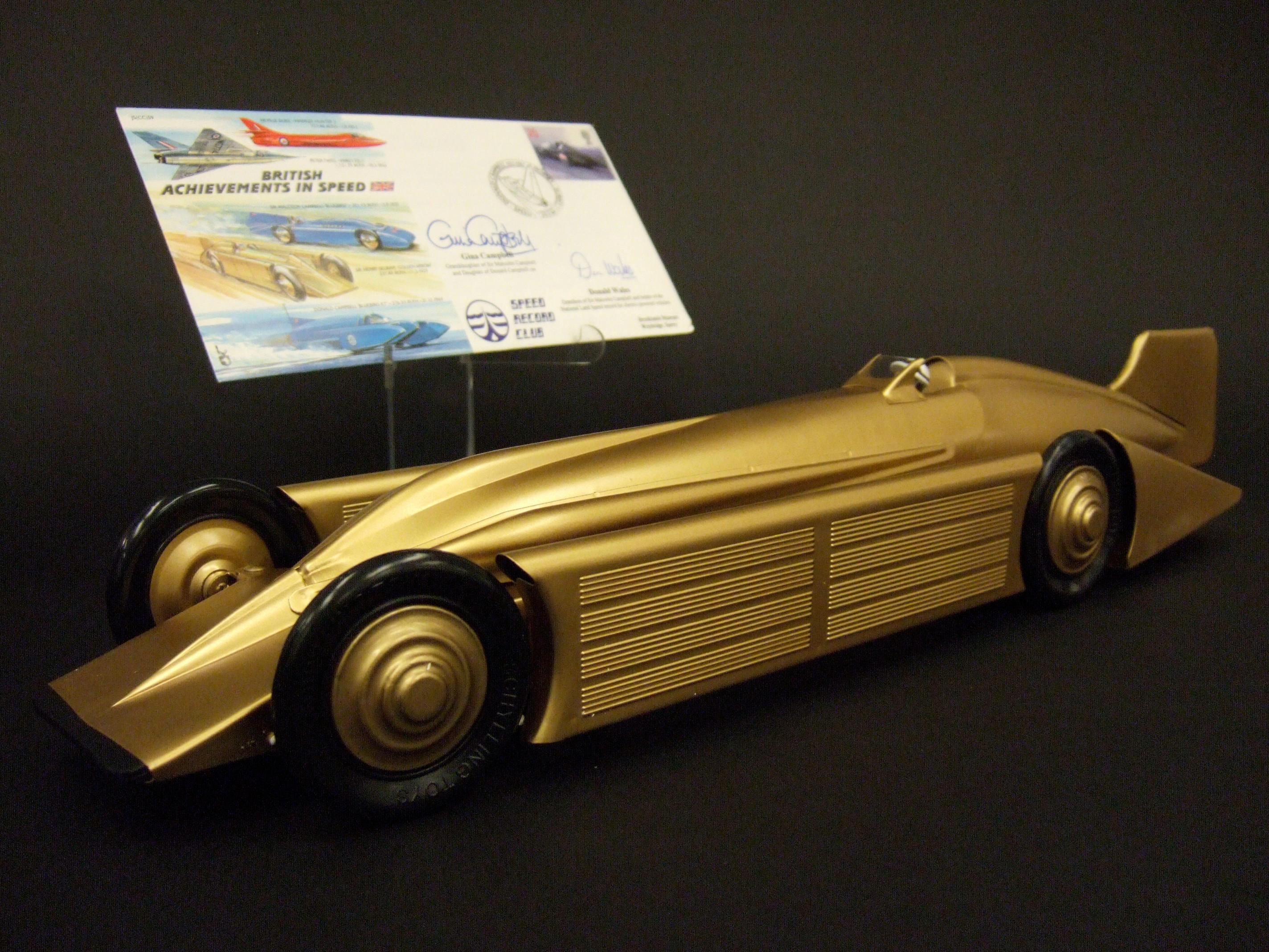 Bonhams Cars : A Schylling Goldon Arrow LSR Clockwork Model,