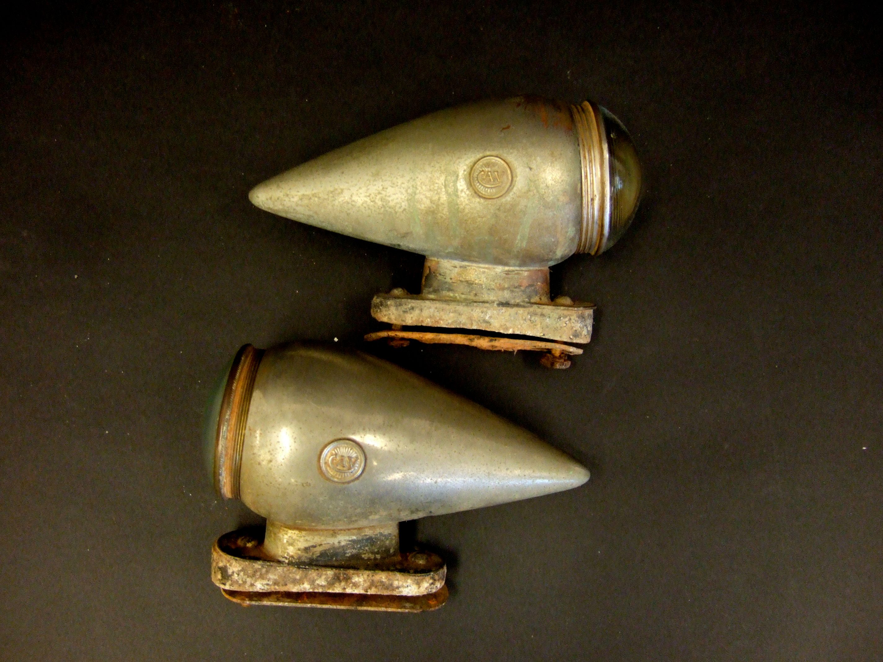Bonhams Cars : A pair of C.A.V. torpedo side-lights