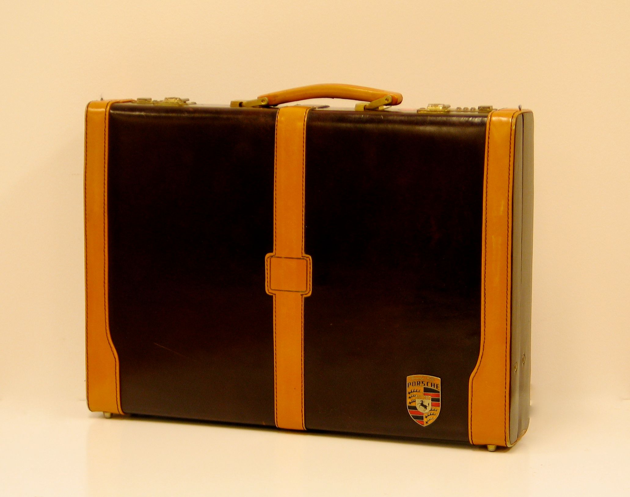 Bonhams Cars : A Gentleman's Leather Combination Briefcase,